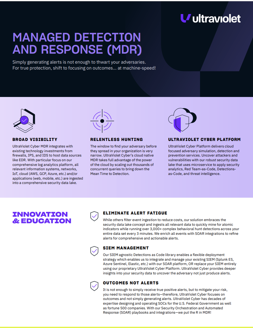 Managed Detection and Response (MDR) Services | Threat Detection ...